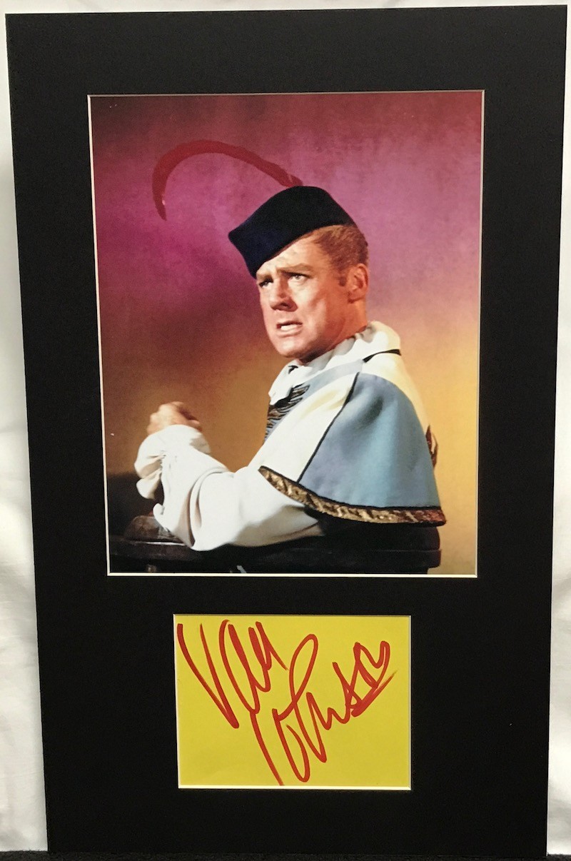 Van Johnson Autograph Matted